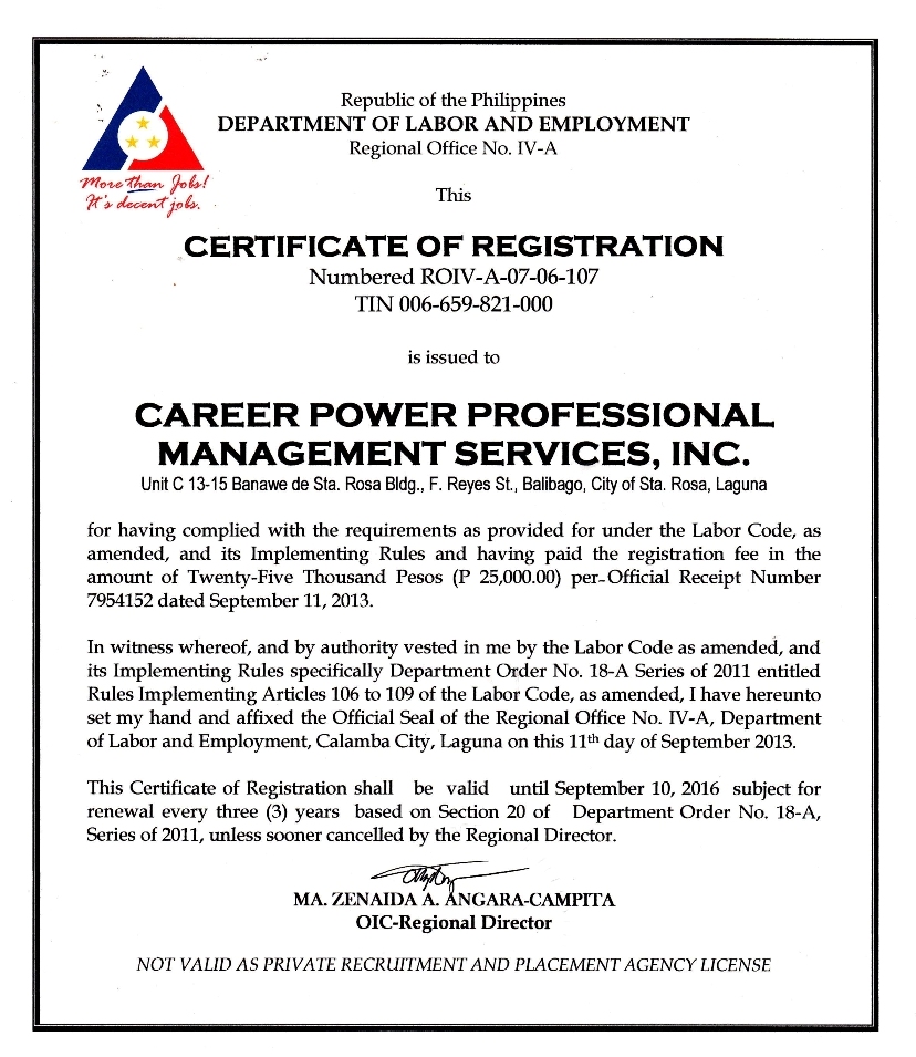 ABOUT US | Career Power Professional Management Services, Inc.